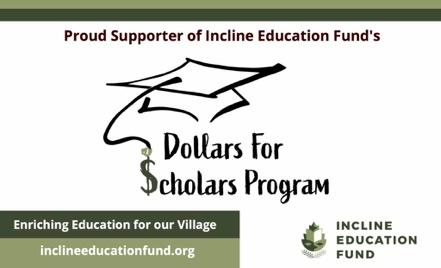 Dollars for Scholars | Incline Education Fund